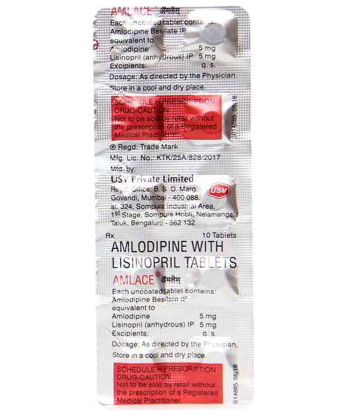 AMLACE TAB ( USV PVT LTD ) - Buy AMLACE TAB Online at best P - MedPlusMart