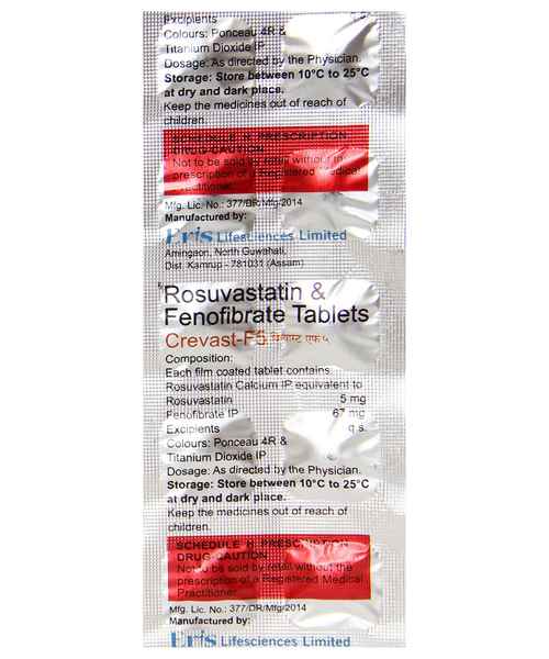 Crevast F 5mg Tab Eris Lifesciences Ltd Buy Crevast F Medplusmart