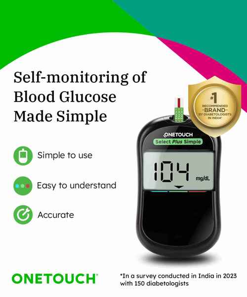 Buy One Touch Select Plus Simple Meter - MedPlus