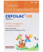 CEFOLAC 100MG 30ML SYP ( MACLEODS PHARMACEUTICALS LTD ) - Buy CEFOLAC