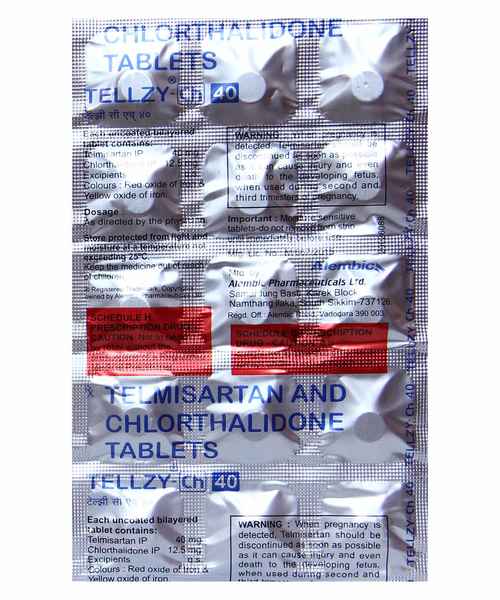 Buy Tellzy Ch 40/12.5mg Tablet - MedPlus