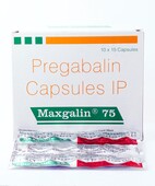 Buy Maxgalin 75mg Capsule - MedPlus