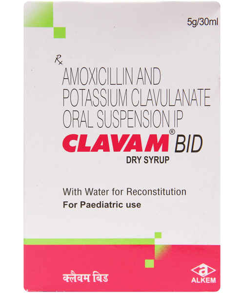 Buy Clavam Bid 30ml Dry Syrup - MedPlus