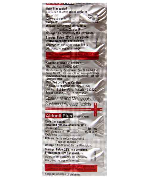 Buy Aldonil Plus Tablet - MedPlus