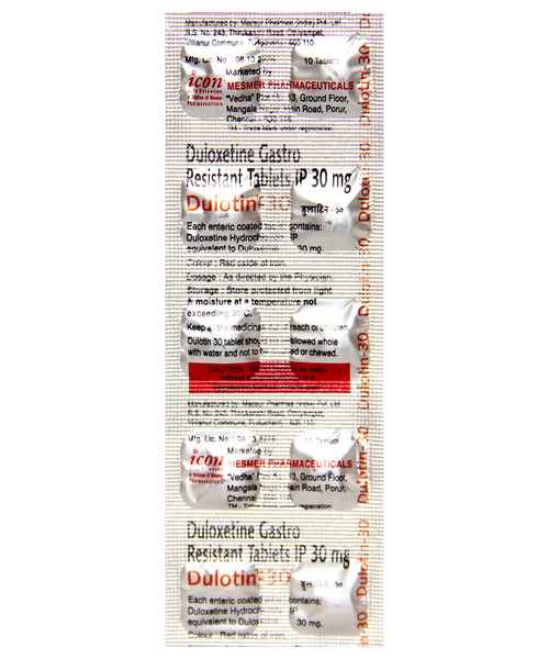 Buy Dulotin 30mg Tablet - MedPlus