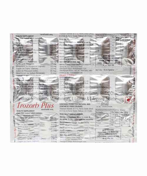 IROZORB PLUS TAB ( MACLEODS PHARMACEUTICALS LTD ) - Buy IROZ - MedPlusMart